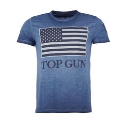 Top Gun T-Shirt 'Search' Herren Gr&ouml;&szlig;e L dunkelblau / schwarz / wei&szlig;