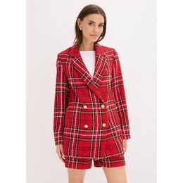 bonprix Boucl&eacute;-Blazer, rot
