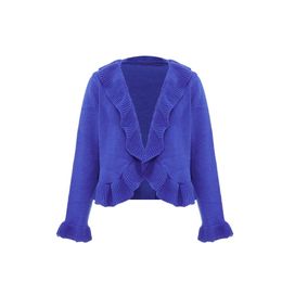 Aleva Knit Cardigan female Blue size XS/S