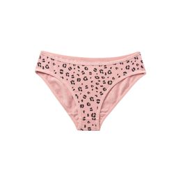 Buffalo Kinder Slip, Gr. 158mauve, leo, Jersey, Obermaterial: 92% Baumwolle, 8% Elasthan (LYCRA), unifarben, Unterhosen, mit schmalen Einfassungen
