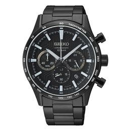 Seiko Uhr Herren Gr&ouml;&szlig;e One Size schwarz