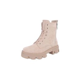 Ital-Design Lace-Up Ankle Boots female Beige size 41