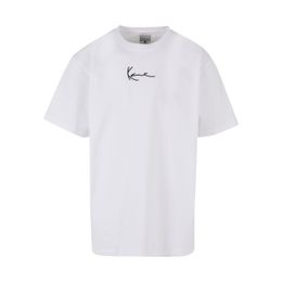 T-Shirt Karl Kani "Karl Kani Herren", Damen, Gr. M, wei&szlig;, 100% Baumwolle, oversize, Rundhals, Shirts T-Shirt