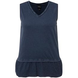 Ulla Popken Knitted Top female Blue size 62-64