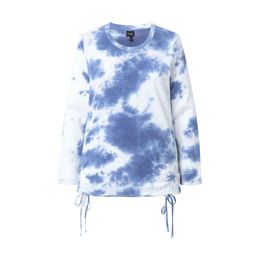 Ulla Popken Sweatshirt Damen Gr&ouml;&szlig;e 7XL/8XL blau / wei&szlig;
