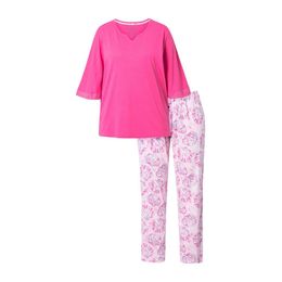 Ulla Popken Pajama female Pink size 54-56