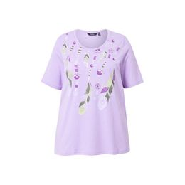 Ulla Popken Shirt Damen Gr&ouml;&szlig;e XXXL/4XL lavendel / mischfarben