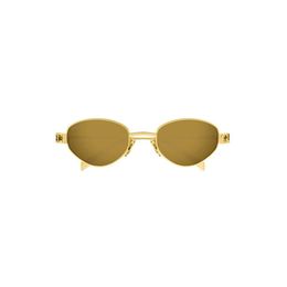 Gucci Sonnenbrille Damen Gr&ouml;&szlig;e 47 gold