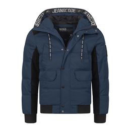 INDICODE Jeans Winter Jacket 'Jakobe' male Blue size XXL