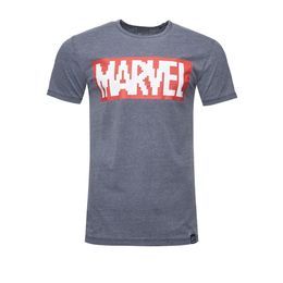 Recovered T-Shirt 'Marvel Pixel' Herren Gr&ouml;&szlig;e XL blau