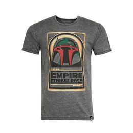 Recovered Shirt 'Star Wars Boba Fett Empire Strikes Back' male Grey size S