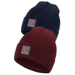 INDICODE Jeans Beanie 'Vulcano' male Blue, Red size One Size