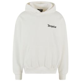 Kapuzensweatshirt DROPSIZE "Dropsize Herren Heavy Oversize Embo Hoodie", Herren, Gr. L, creamwei&szlig;, 70% Baumwolle, 30% Polyester, Sweatshirts