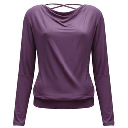 YOGISTAR.COM Performance Shirt 'Flowing Shakti' female Purple size L