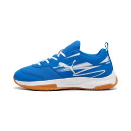 Puma Kinder Hallenschuh "VARION II JR", Gr. 36, blau, Synthetik, Schuhe, f&uuml;r Jugendliche