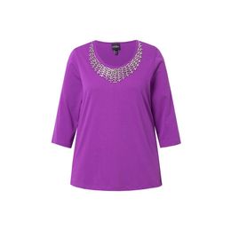 Ulla Popken Shirt female Purple size 58-60