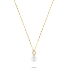Christ Kette Damen Gr&ouml;&szlig;e One Size gold / transparent / perlwei&szlig;