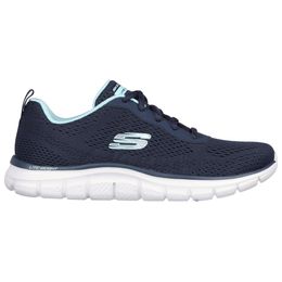 Skechers Damen Sneaker "TRACK-NEW STAPLE", Gr. 36, blau, Textil, Schuhe, Freizeitschuh in veganer Verarbeitung