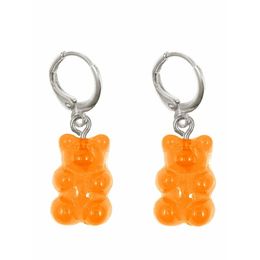 Gemshine Ohrringe Damen Gr&ouml;&szlig;e One Size orange / silber