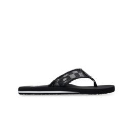 Quiksilver Herren Sandale "Monkey Abyss", Gr. 10, schwarz-wei&szlig;, Obermaterial: Textil / Futter: Textil / Au&szlig;ensohle: Rubberlon., Schuhe