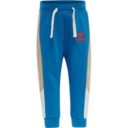 Hummel Sporthose 'FINN' Jungen Gr&ouml;&szlig;e 86 beige / blau / rot / wei&szlig;