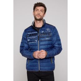 CAMP DAVID Herren Outdoorjacke, blau, Gr. XXXL, bedruckt, bestickt, Steppware, Material Oberstoff: 100% Polyester, Futter: 100% Polyester, F&uuml;llung: