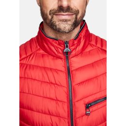 NEW CANADIAN Herren Steppjacke, rot, Gr. 64, unifarben, 100% Polyester, Jacken, mit wasserabweisender Funktion