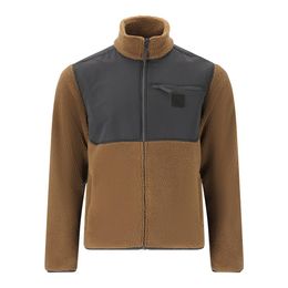 WHISTLER Fleece Jacket 'Sprocka' male Brown size XXXL
