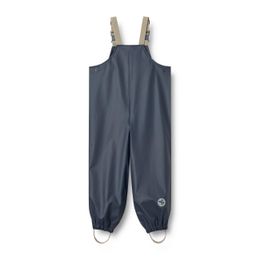 Wheat M&auml;dchen Stoffhose "Wheat Rainwear Charlo Overall", blau, Gr. 116, unifarben, 55% Polyester, 45% Polyurethan, Hosen