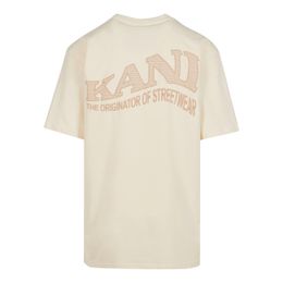 Karl Kani Herren T-Shirt "Karl Kani Herren KM242-029-2 Small Signature Tee"sanftes wei&szlig;, Gr. L, 100% Baumwolle, Shirts
