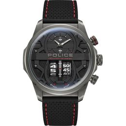 Police Analog Watch 'Rotorcrom' male Black size One Size