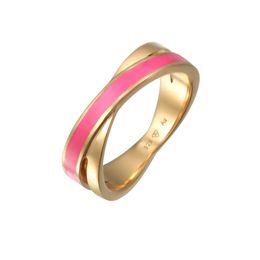 Elli Ring Damen Gr&ouml;&szlig;e 62 gold / pink