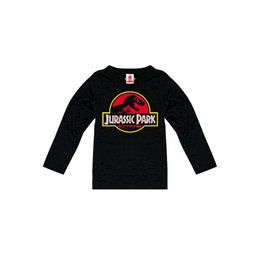 logoshirt Shirt 'Jurassic Park Logo' boy Black size 128