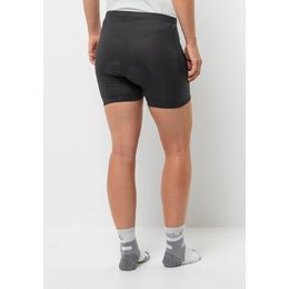 Jack Wolfskin Damen Radhose "GRAVEX PADDED BOXER W", schwarz, Gr. XL, OBERSTOFF: 90% POLYAMID, 10% ELASTHAN, Hosen