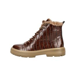 Paul Green Damen Schn&uuml;rstiefelette "Paul Green Stiefelette Glattleder", Gr. 37,5cigar, Glattleder, Schuhe