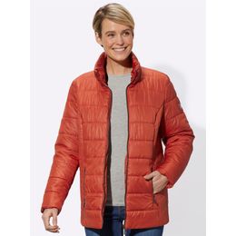Casual Looks Damen Steppjacke, rot, Gr. 40, unifarben, 100% Polyester, Jacken