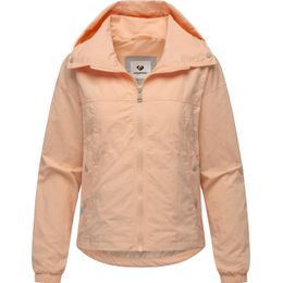 Ragwear Damen Outdoorjacke "Cerys", orange, Gr. XXL, Obermaterial: 100% Nylon; Innenfutter: 100% Polyester, Jacken, kurze Damen &Uuml;bergangsjacke mit
