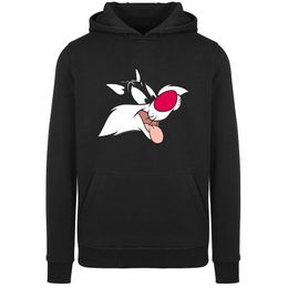 F4NT4STIC Sweatshirt 'Looney Tunes Sylvester' Herren Gr&ouml;&szlig;e M pink / rot / schwarz / wei&szlig;