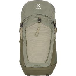 Hagl&ouml;fs Hagl&ouml;fs Sportrucksack 'Str&ouml;va 55' Herren Gr&ouml;&szlig;e One Size khaki / wei&szlig;