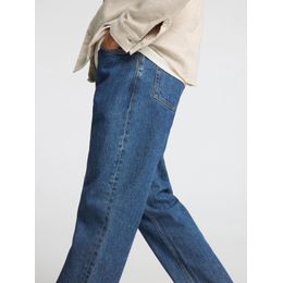 Selected Herren Straight-Jeans "SLH196-STRAIGHT BEN KORI JEANS NOOS", blau, Gr. 33, unifarben, Denim/Jeans, Obermaterial: 99% Baumwolle, 1% Elasthan,