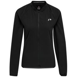 Newline Sportsweatjacke Damen Gr&ouml;&szlig;e S grau / schwarz