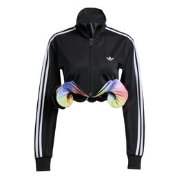 adidas originals Jacke 'Adidas x Jeremy Scott' Damen Gr&ouml;&szlig;e 5XL blau / altrosa / schwarz / wei&szlig;