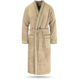 Normani Long Bathrobe female Beige size 3XL