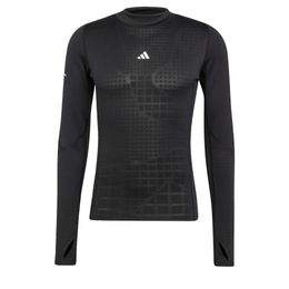 adidas Performance Funktionsshirt 'TECHFIT COLD.RDY Training Long Sleeve' Herren Gr&ouml;&szlig;e M schwarz / wei&szlig;