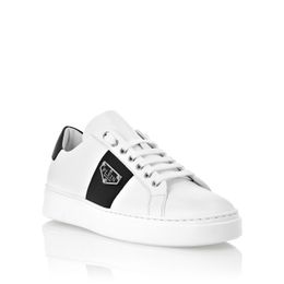 Philipp Plein Damen Sneaker "Sneaker", Gr. 350102, wei&szlig;, schwarz, Schuhe