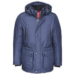 NEW CANADIAN Herren Parka, blau, Gr. 31, unifarben, 100% Polyester, Jacken, mit wind- und wasserabweisendem Obermaterial