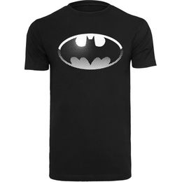 F4NT4STIC Shirt 'DC Comics Batman Spot' Herren Gr&ouml;&szlig;e M hellgrau / schwarz / wei&szlig;