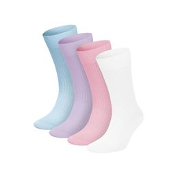 DillySocks Socken Damen Gr&ouml;&szlig;e 41/46 blau / lila / pink / wei&szlig;