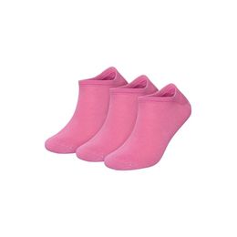 DillySocks Sneakersocken Damen Gr&ouml;&szlig;e 36/40 pink / wei&szlig;