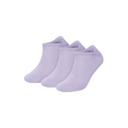 DillySocks Sneakersocken Damen Gr&ouml;&szlig;e 41/46 flieder / wei&szlig;